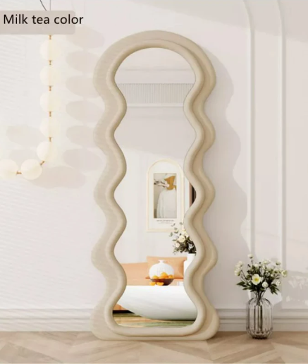 Wavy Mirror Full Body Mirrors for Home Decoration-Buy China ...