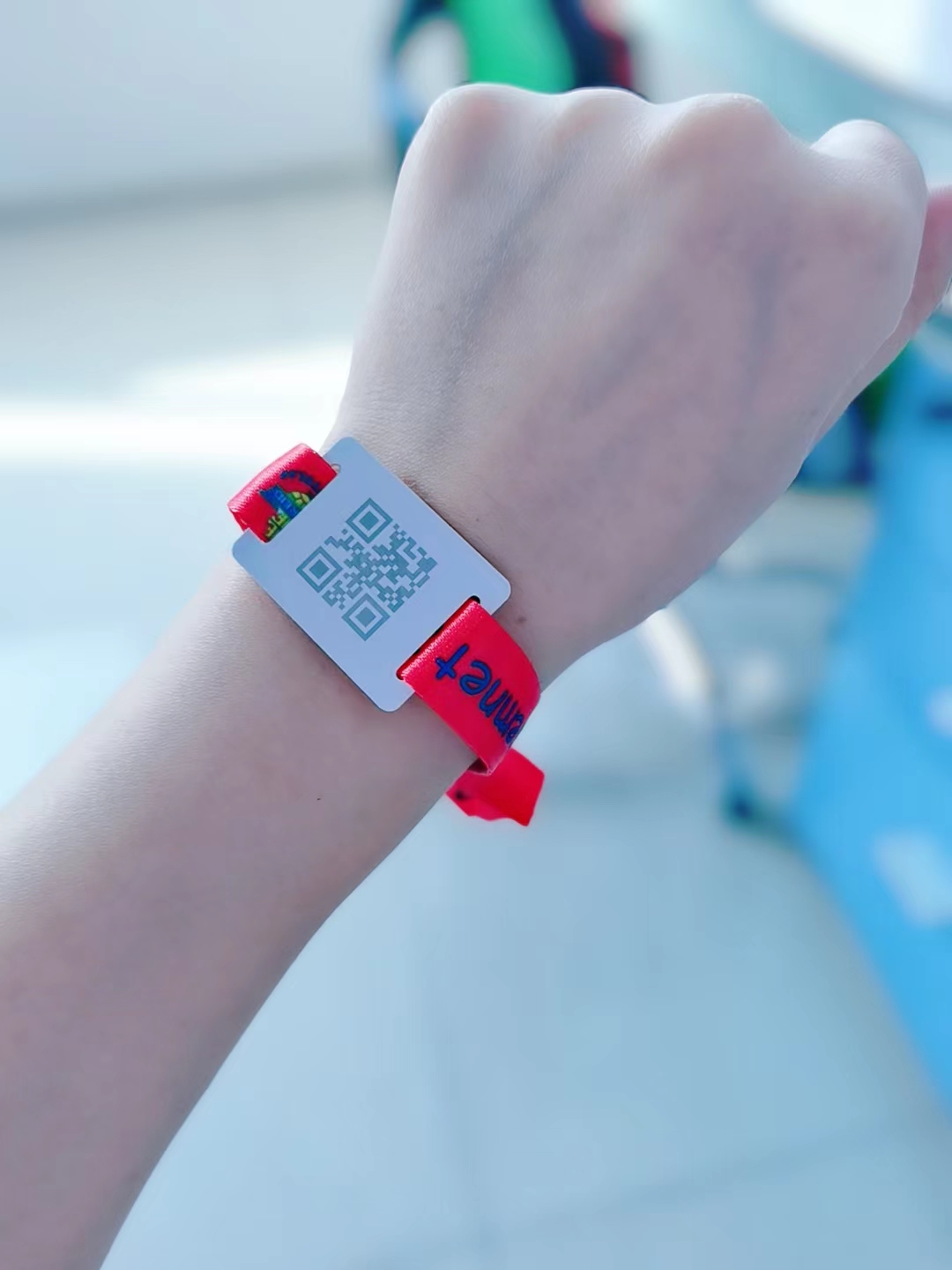 QR Code Active RFID Card Customized Hard Plastic Wristband-Buy China ...